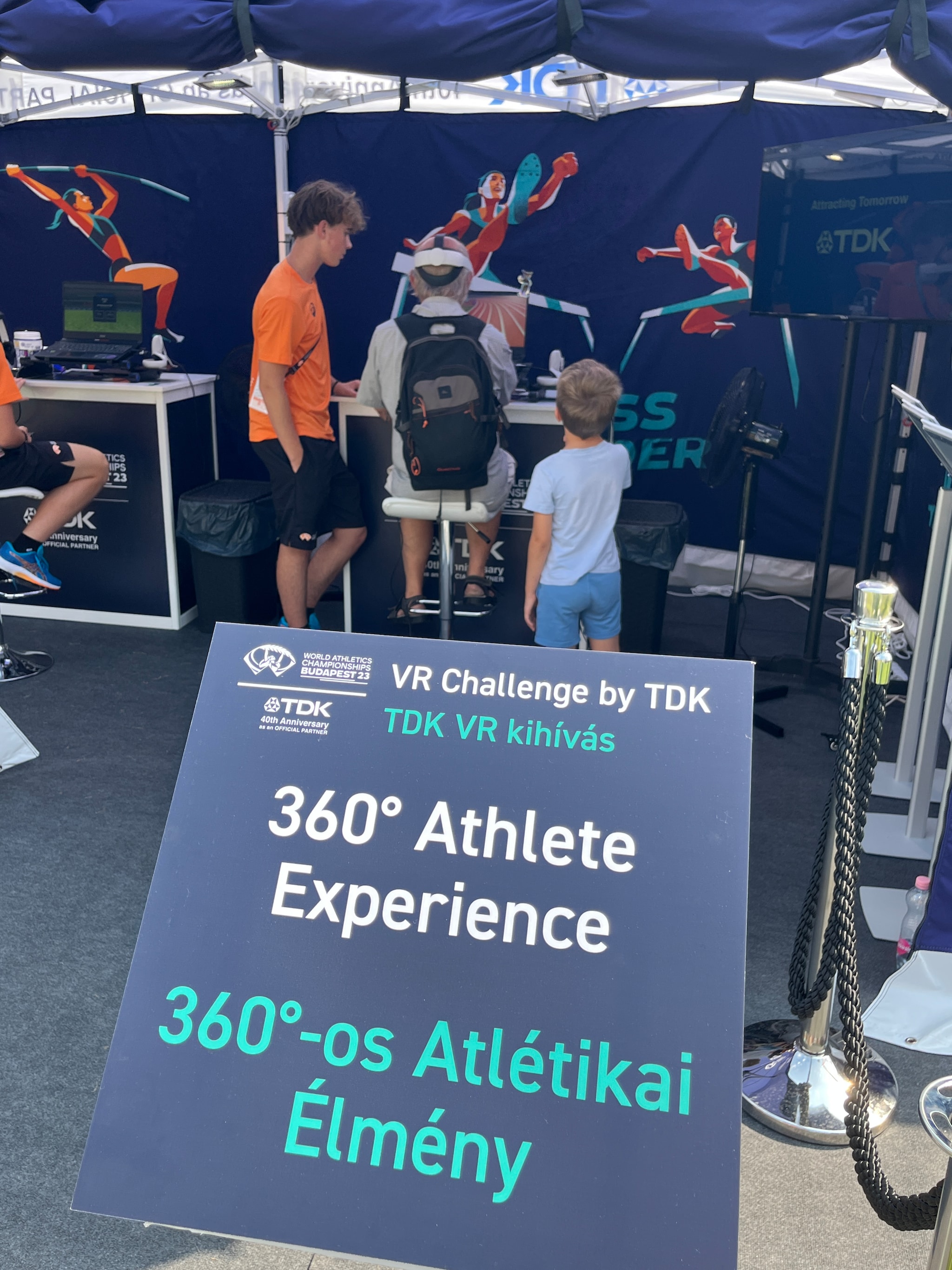 Fan Zone Event with AR/VR experience at the World Athletics Championships Budapest 23